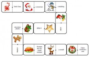 Travailler sur la fête de Noël en anglais aux cycles 2 et 3,flashcards