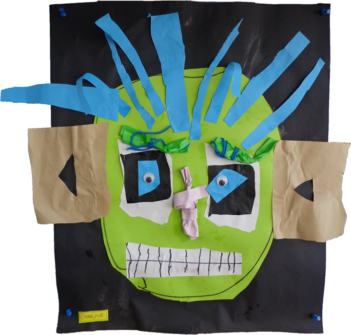 Activité en arts plastiques sur les monstres - petite section de maternelle