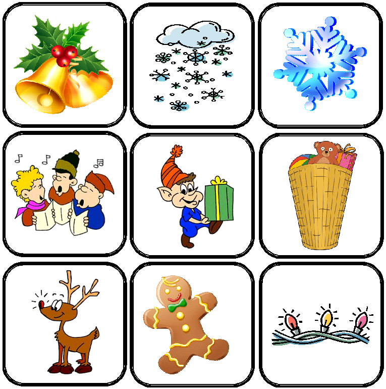 Travailler sur la fête de Noël en anglais aux cycles 2 et 3,flashcards