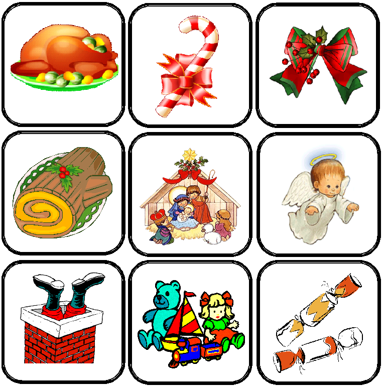 Travailler sur la fête de Noël en anglais aux cycles 2 et 3,flashcards