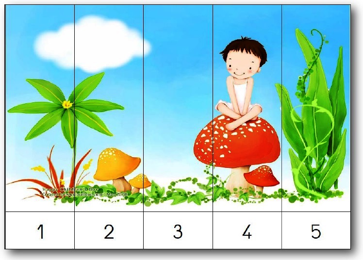 40 puzzles numériques numérotés de 1 à 5, de 1 à 10, de 2 en 2