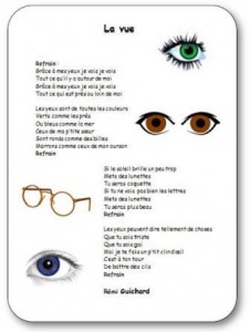 Comptines 5 sens, comptine 5 sens petite section, comptine 5 sens ps ...