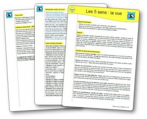 Les 5 sens : la vue en maternelle. Activités et jeux sur la vue