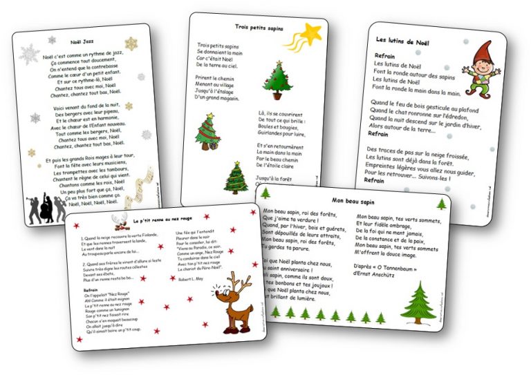 Chansons, comptines et poésies de Noël