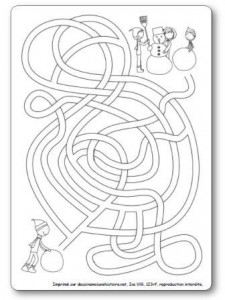 Les labyrinthes de l'hiver