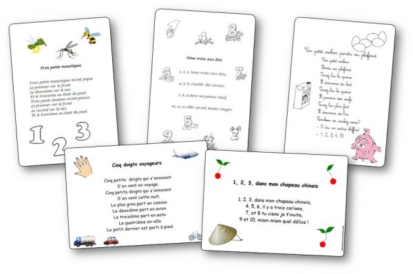 Chansons, comptines et poésies pour apprendre à compter