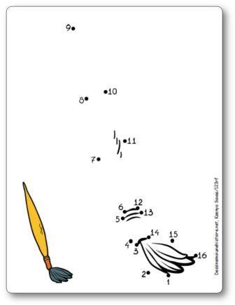 Jeux de points à relier : c'est la rentrée des classes ! Points à ...