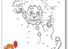 Le jeu des points à relier sur le thème des pirates