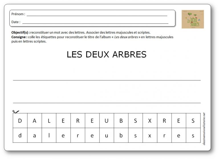 Les deux arbres d'Elisabeth Brami - Exploitation pédagogique MS/GS