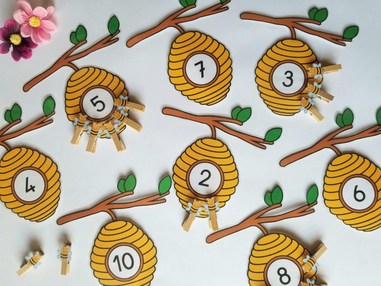 Numération en maternelle, jeux mathématiques à imprimer