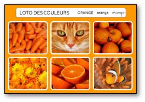 Le loto des couleurs - Jeu pour s'initier aux couleurs en maternelle