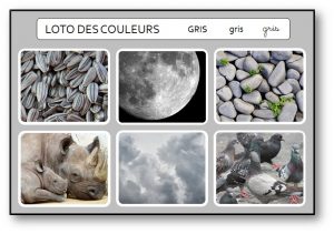 Le loto des couleurs - Jeu pour s'initier aux couleurs en maternelle