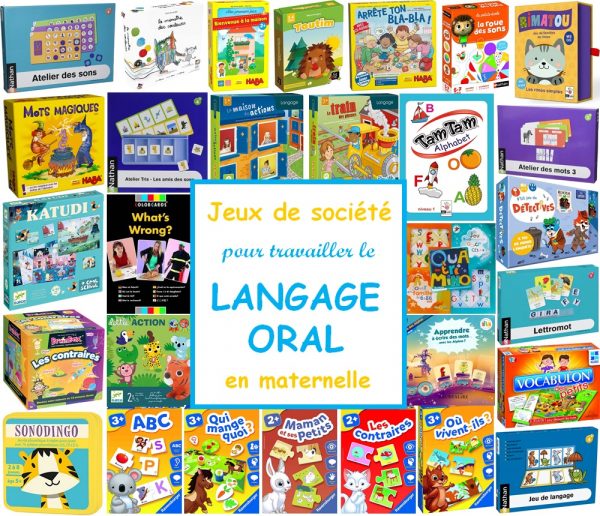 Des jeux de société pour travailler le langage oral en maternelle