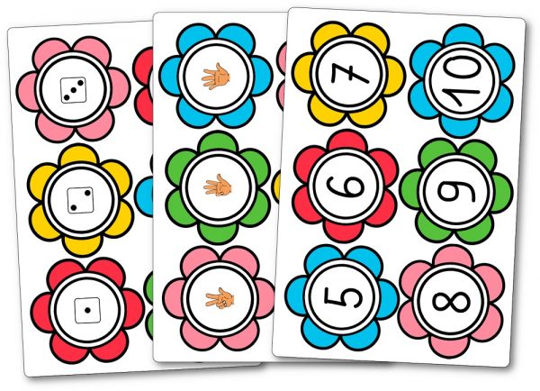 Les fleurs pour apprendre à dénombrer en maternelle