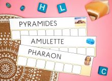 Atelier des mots du printemps, apprendre à écrire les mots du printemps