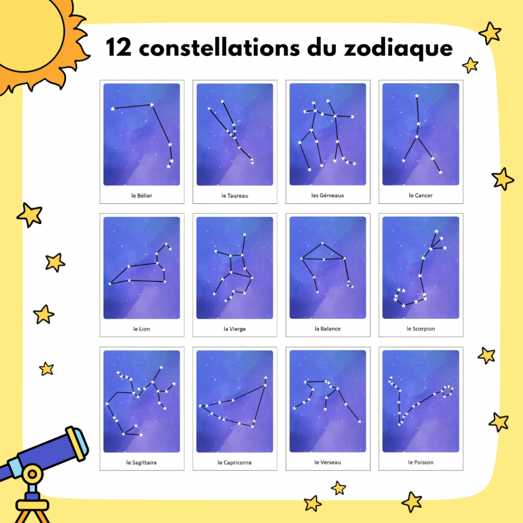 Cartes des constellations du ciel : 48 cartes d'astronomie pour ...