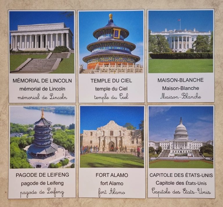 Cartes des monuments du monde à imprimer : 27 monuments célèbres pour ...