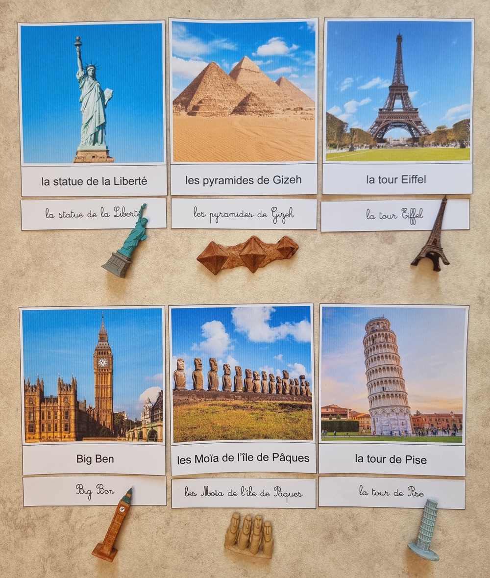 Cartes des monuments du monde à imprimer : 27 monuments célèbres pour ...