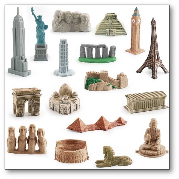 Cartes des monuments du monde à imprimer : 27 monuments célèbres pour ...